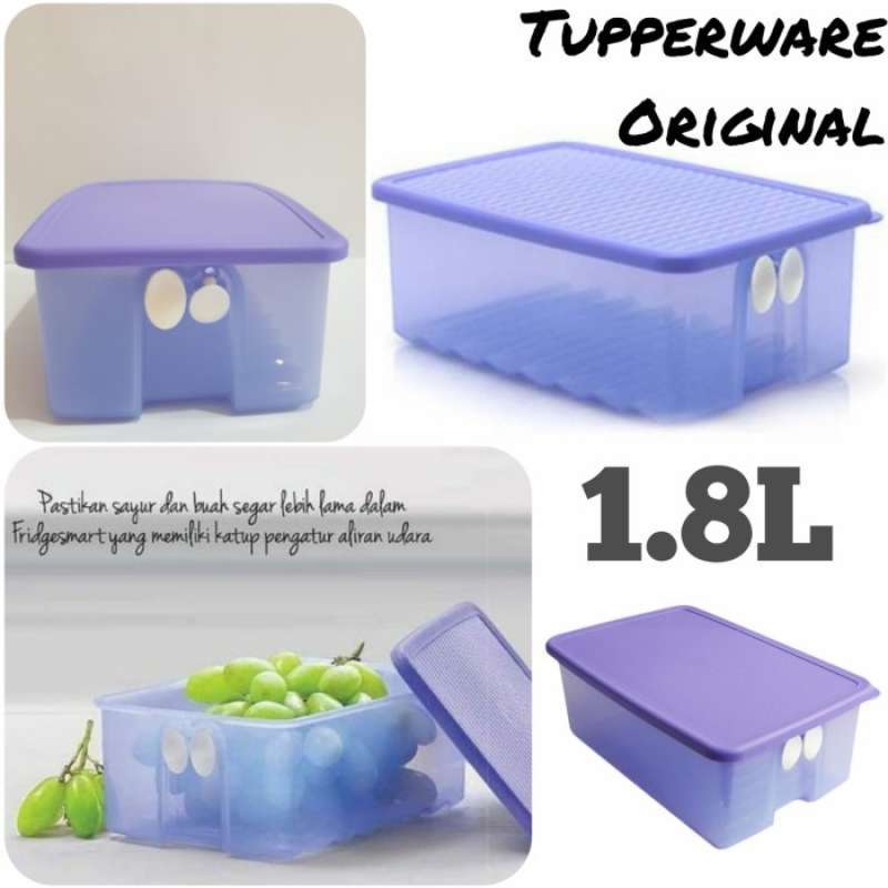 Jual Tupperware Tempat Penyimpanan Aneka Buah-Buahan Sayuran Di Kulkas di Seller TouchBuy ...