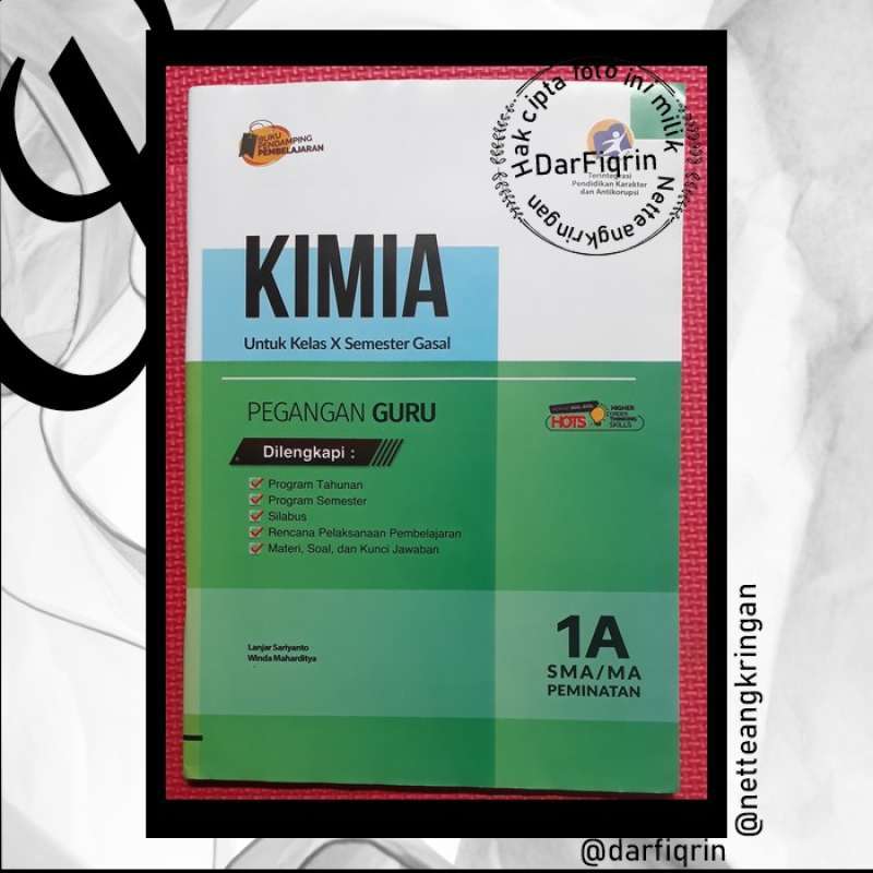Jual Pegangan Guru Kimia Kelas 10 11 SMA/MA K13 Rev 2018 HOTS-Hayati-Lanjar-Winda - Kelas 10 di ...