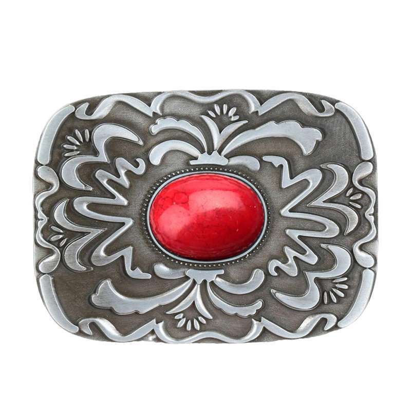 Promo Fashion Western Belt Buckle Gemstones Replacement Red Without ...