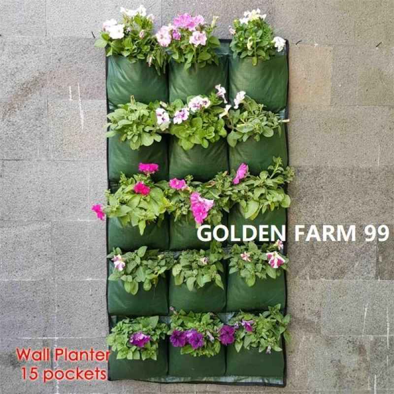 Jual Jual Wall Planter Bag Dinding 15 Kantong Easy Grow Awet & Tahan ...