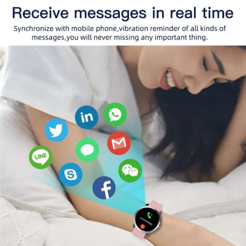 Jual Mafam M18 Plus Smartwatch Ecg Ppg Real Time Sensor Waterproof Ip67 ...