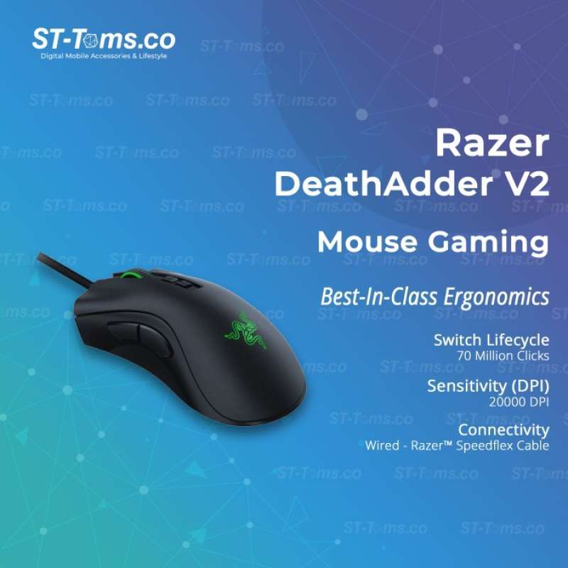 Promo Razerâ„¢ Deathadder V2 Wired Gaming Mouse Diskon 10% di Seller ...