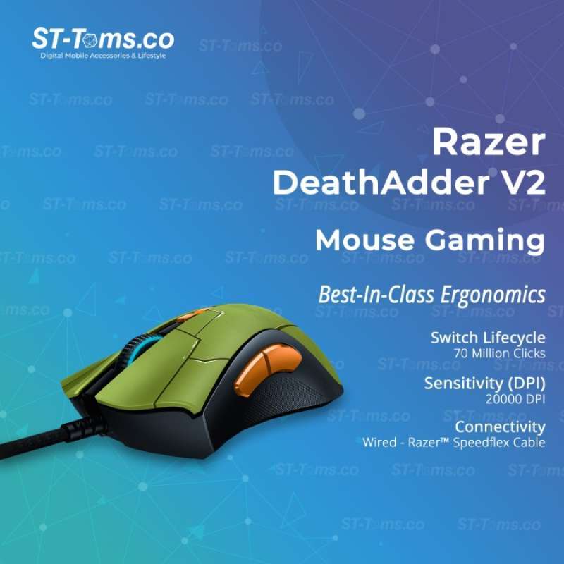 Promo Razerâ„¢ Deathadder V2 Wired Gaming Mouse - Halo Infinite Diskon ...