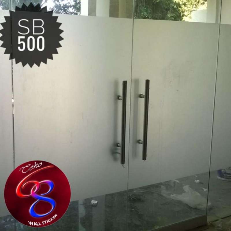 Jual STICKER KACA / SUNBLAST / SANDBLAST POLOS UKURAN 45cm x 5m SB 500 ...