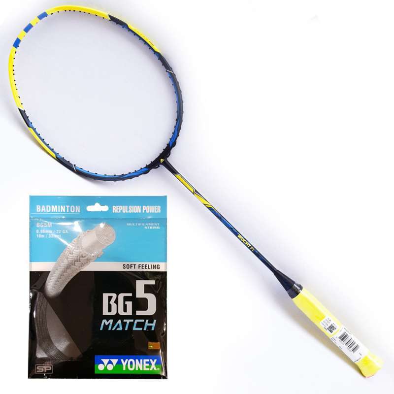 Jual Raket Bulutangkis Badminton Adidas wucht P1 Black DanPasang senar ...