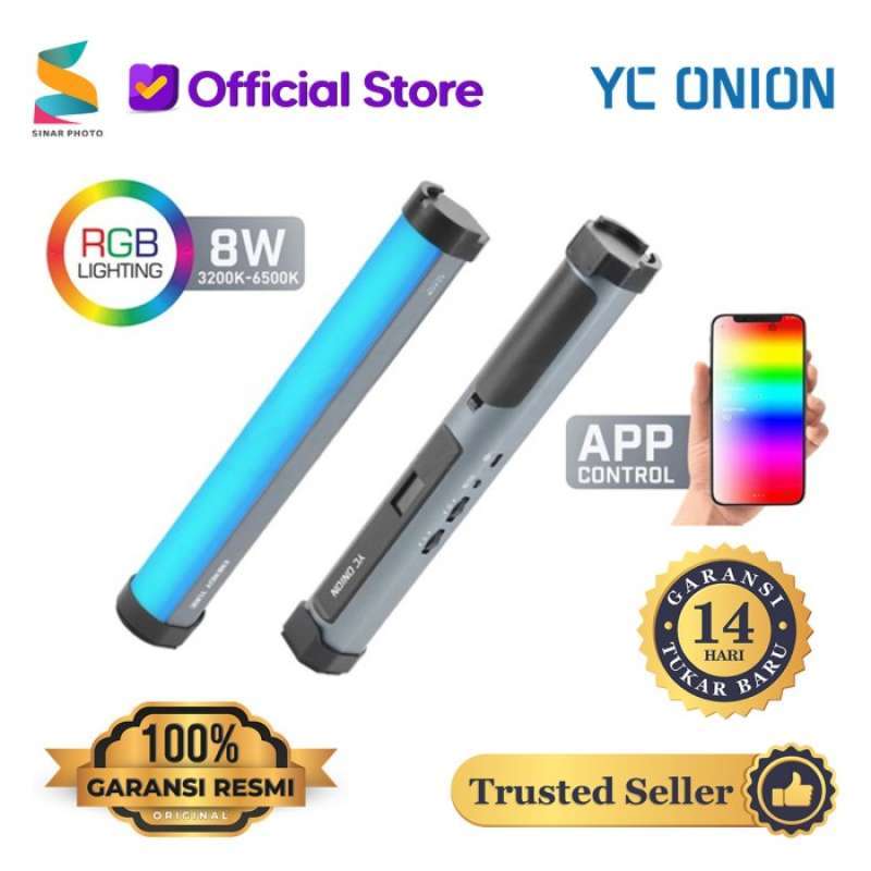 Jual LED Light Tube RGB YC Onion Energy Tube 8W Handheld LED GARANSI ...