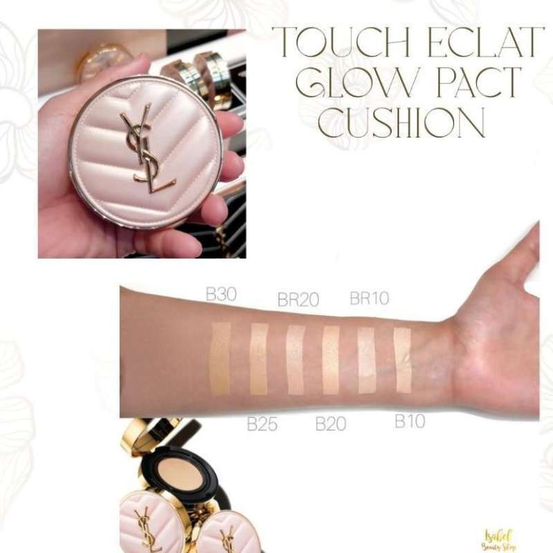 Jual Ysl Touche Eclat Glow Pact Cushion Foundation 12gr - B20 Ivory Di Seller Shanas Shop ...