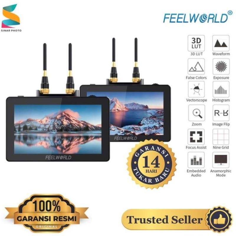 Jual FEELWORLD FT6 FR6 5.5 Inch Wireless Video Transmitter and Receiver ...