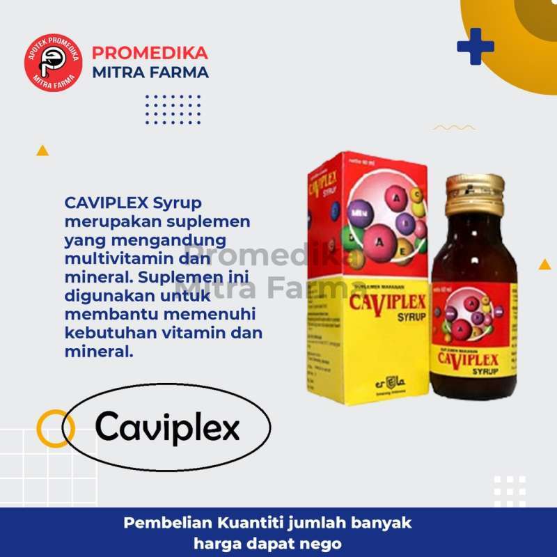 Jual Caviplex 60 ml Syrup Botol / Suplemen dan Multivitamin untuk Jaga ...