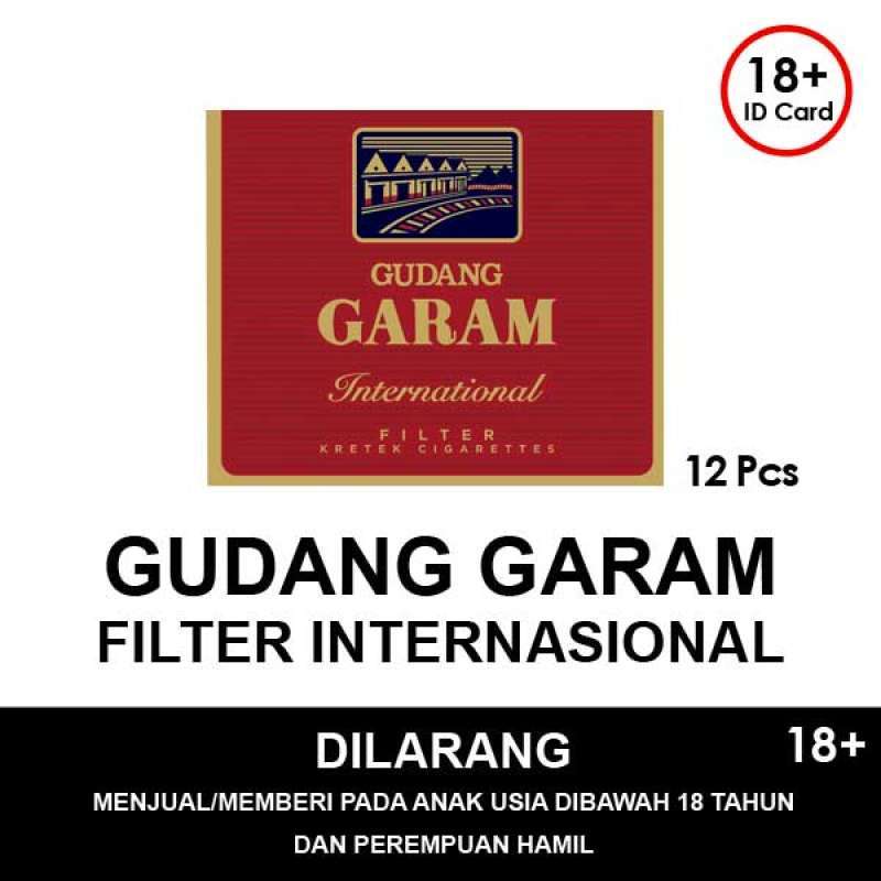 Jual GUDANG GARAM FILTER INT 12 PCS di Seller Hypermart Solo Hartono ...