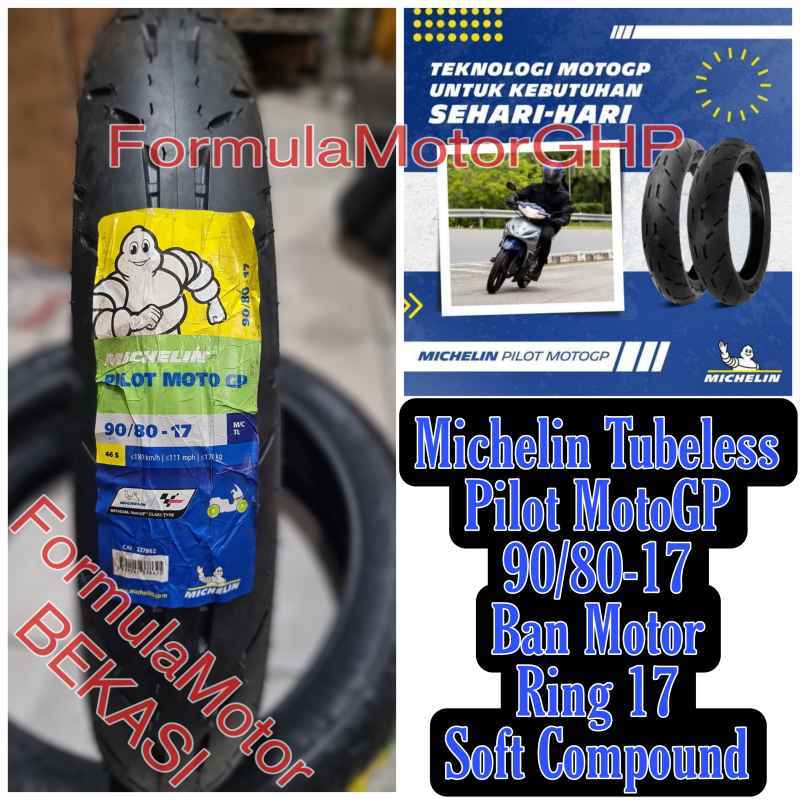 Jual 90/80-17 Ban Michelin Pilot Moto GP Soft Compound - Ban Motor Ring ...
