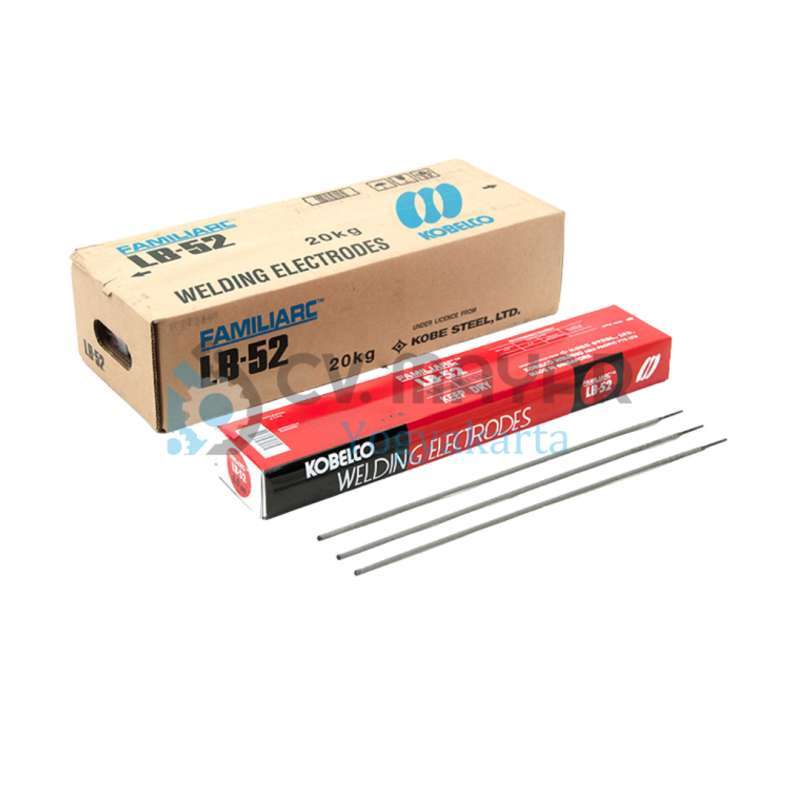 Jual KAWAT LAS BESI KOBE LB52 3.2MM 5KG di Seller CV Mayar Official ...