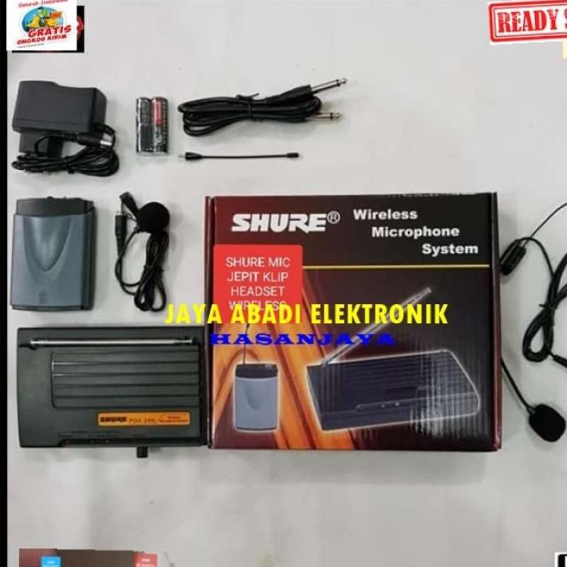 Jual Shure Wireless Microphone Bando Clip On Original, Murah & Diskon ...