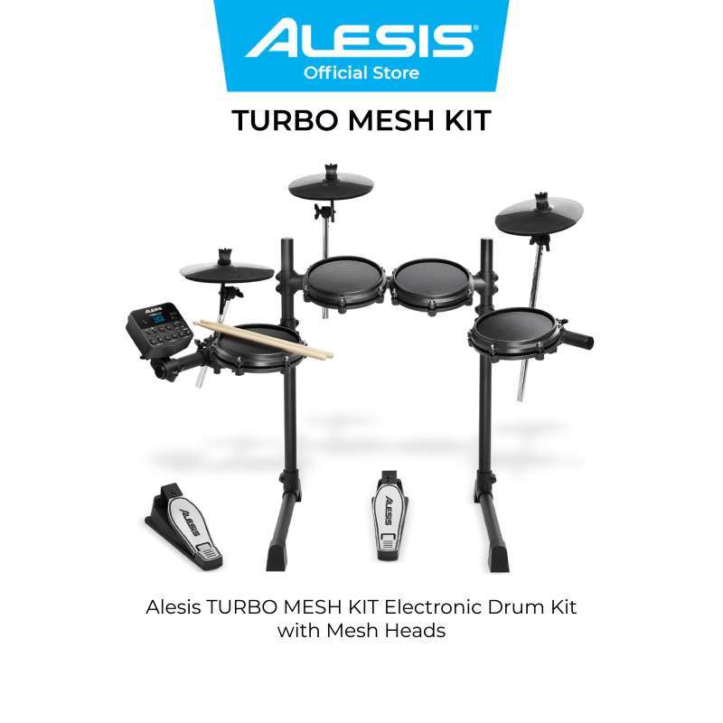 Jual Alesis TURBO MESH KIT Electric Drum Set | Drum Elektrik di Seller ...