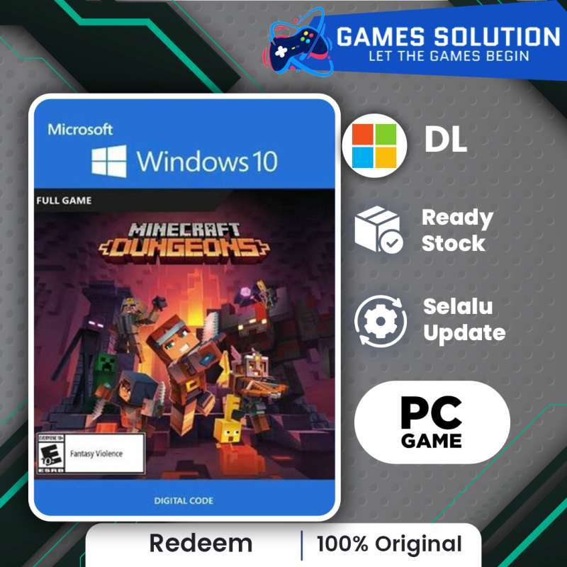 Jual Minecraft Dungeons + Launcher Original - Redeem Code di Seller ...