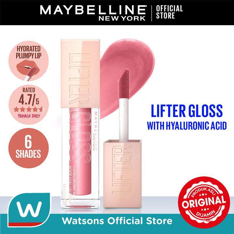 Jual MAYBELLINE Lifter Gloss - Lip Gloss Plump MakeUp dengan Hyaluronic ...