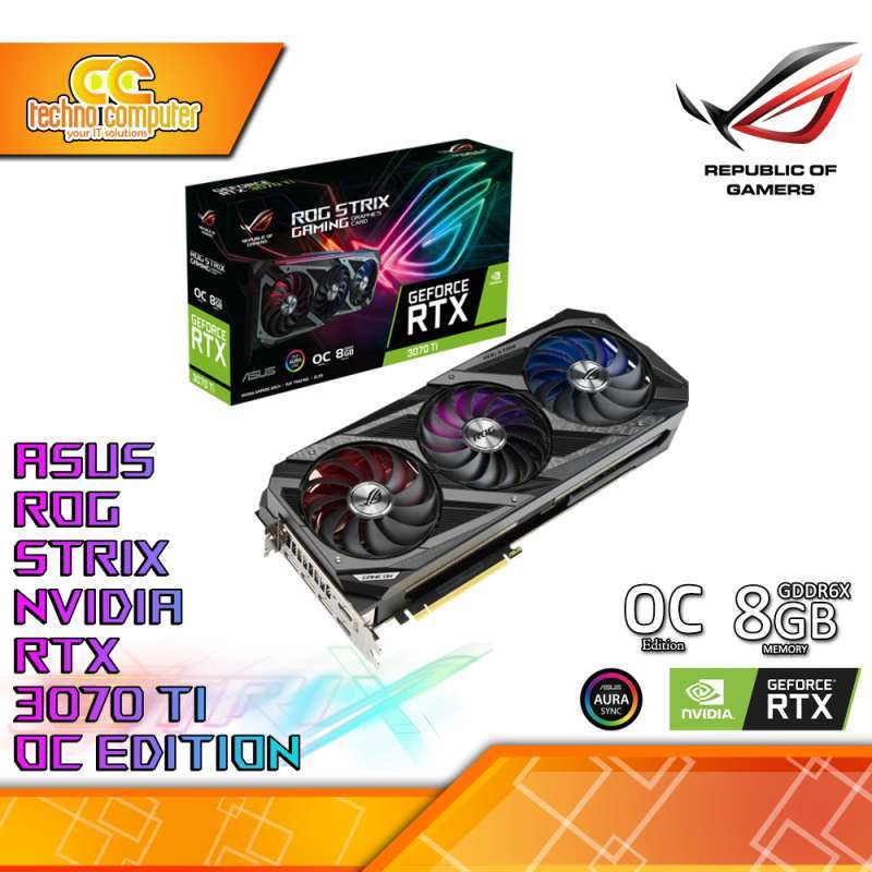 Jual VGA ASUS ROG Strix GeForce RTX 3070 TI OC Edition 8GB GDDR6X di ...