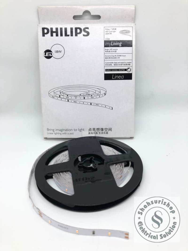 Promo Philips Led Strip Dli 31058 Led Tape 3000K 18W 5M Tanpa Power ...