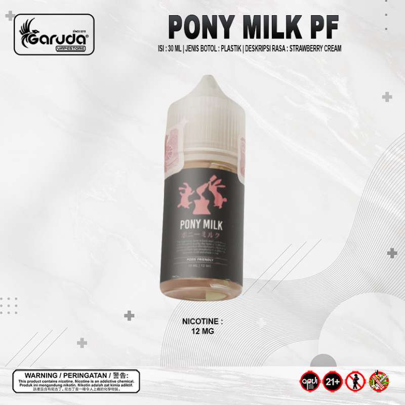 Jual Pony Milk Saltnic Liquid 30ml Bercukai di Seller Garuda Vape Store ...