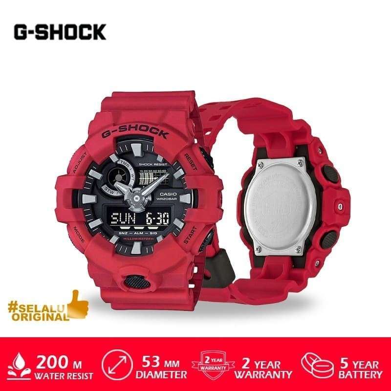 Jual Casio G-Shock GA-700-4ADR / GA 700 4ADR / GA700 ORIGINAL di Seller ...