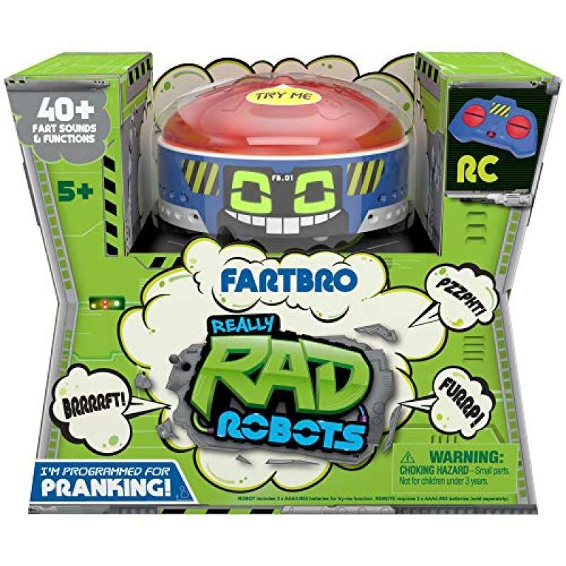 Promo Really R.A.D. Robots Fartbro - Electronic Remote Control Farting ...