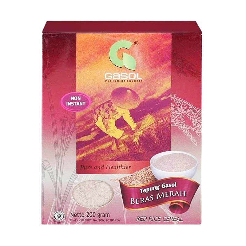 Jual GASOL TEPUNG BERAS MERAH 200 GR di Seller FRESTIVE SUPERMARKET ...