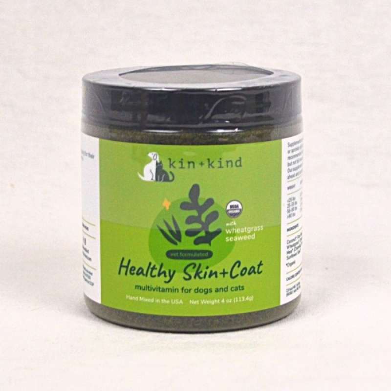 Promo Kin+kind Vitamin Anjing Healthy Skin And Coat Multivitamin 113gr ...