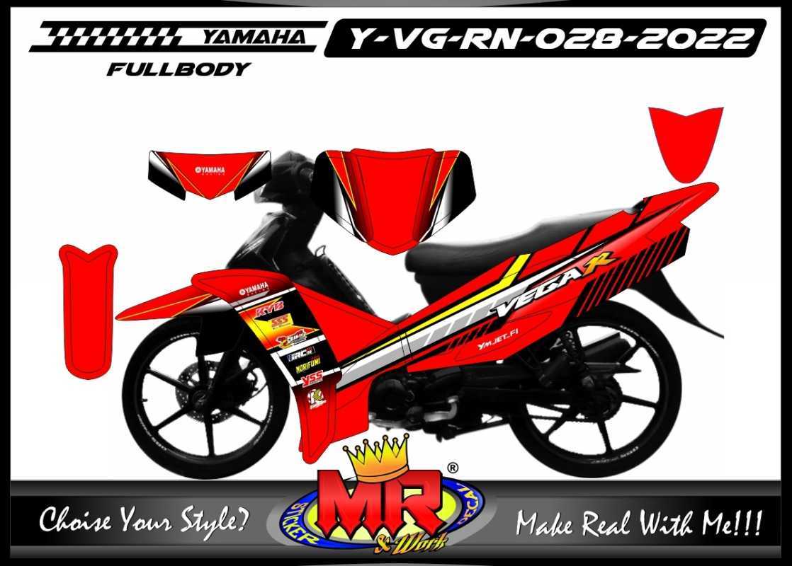 Promo Stiker Motor Yamaha Vega R New FullBody Variasi Racing Decal ...