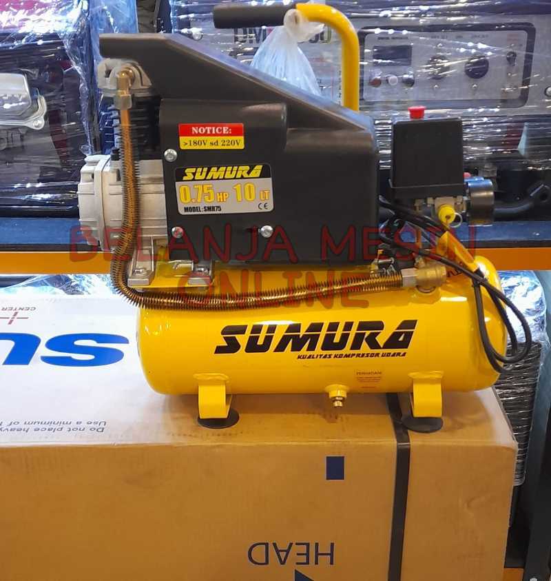 Jual Air Compressor / Kompressor Angin Sumura SMR75 (0.75HP, 10 Liter ...