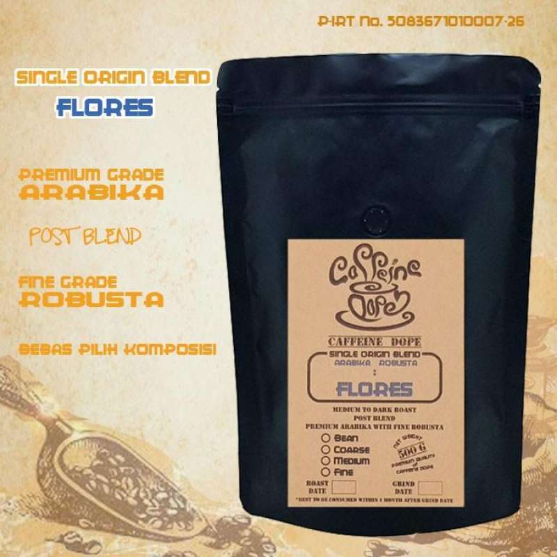 Jual Kopi Single Origin Blend Flores 500 Gr - Bean/Biji & Ground/Bubuk ...