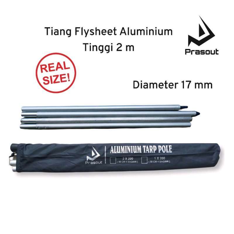 Jual Tiang Flysheet Tarp Pole Alumunium Tinggi 2 Meter di Seller DI ...