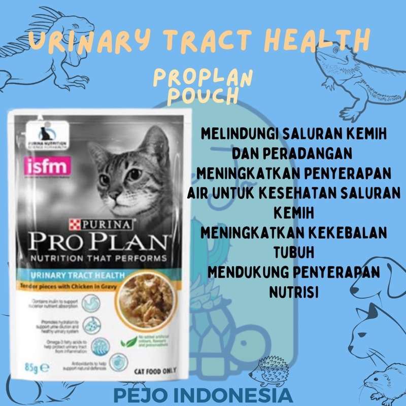 Jual Pro Plan Urinary Tract Health Wet Food Pouch 85g Makanan Basah ...