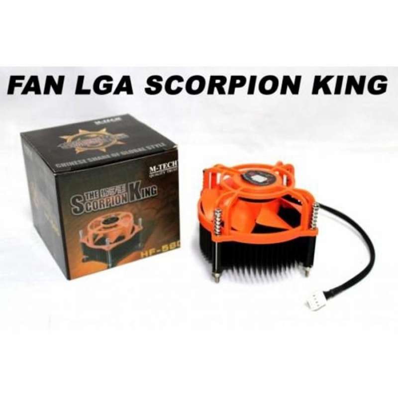 Jual Fan LGA Scorpion King Intel LGA 775 baut / CPU Cooler / Heatsink ...