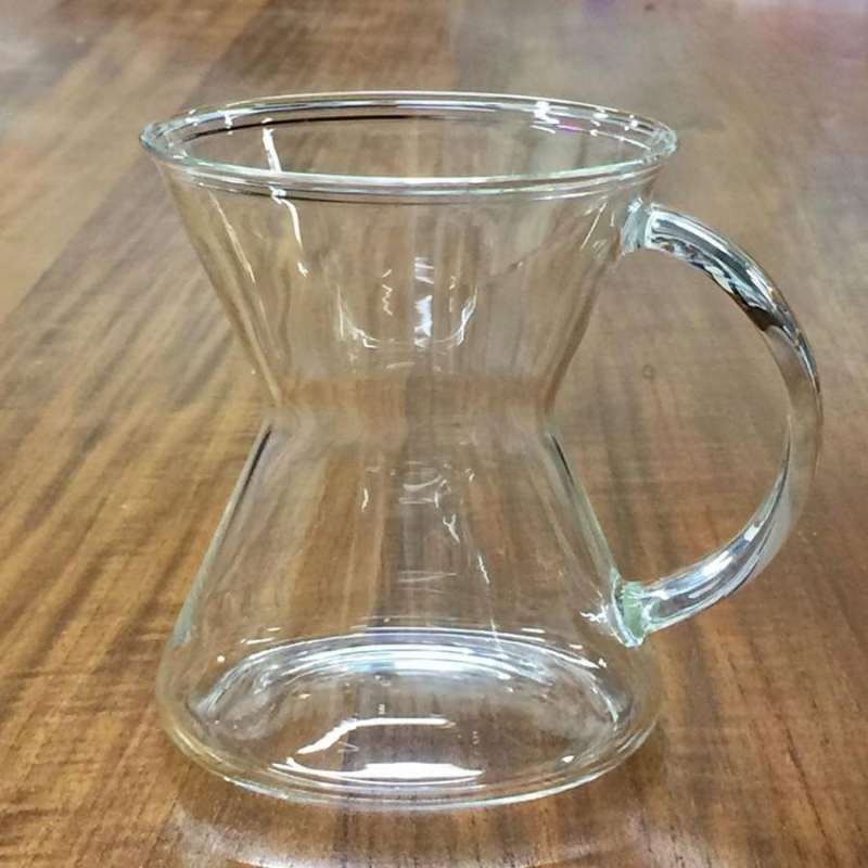 Jual Hourglass Mug 300 ml-Cangkir Gelas Bulat Kaca Kopi Teh di Seller ...