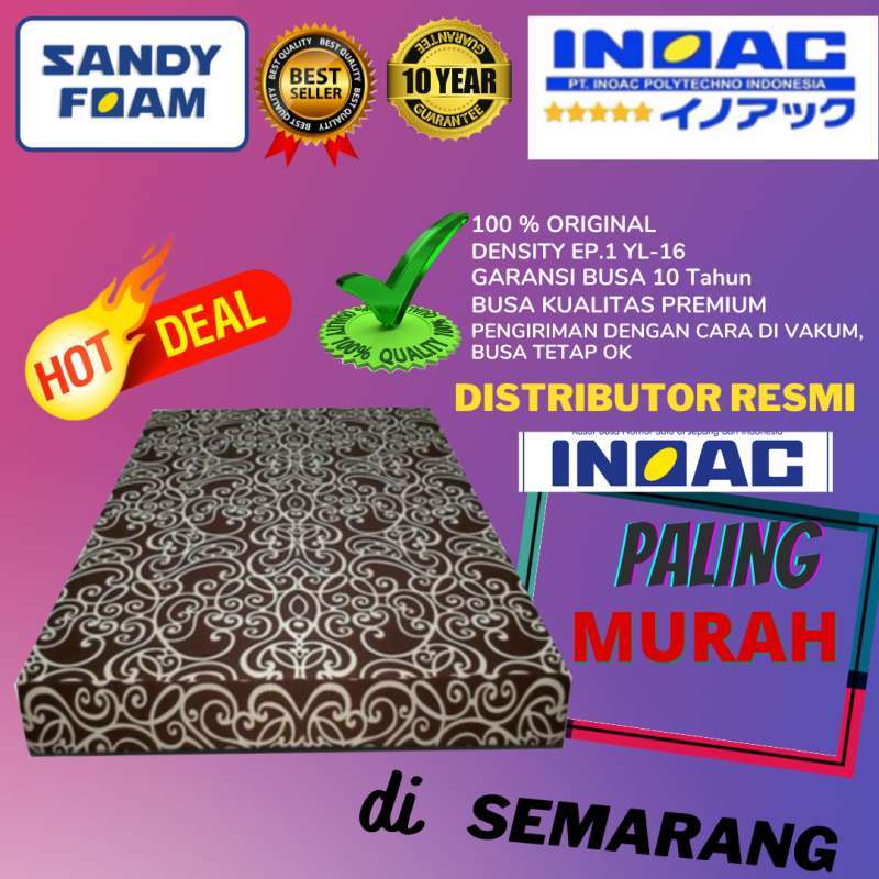Promo KASUR BUSA INOAC/EP.1 YL 16/UKURAN 160x200x20 /GARANSI BUSA 10 ...