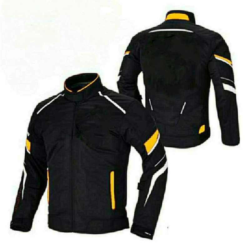 Jual Jaket Touring Jaket Motor Protektor Jaket Motor Polos 02 - S Hitam ...