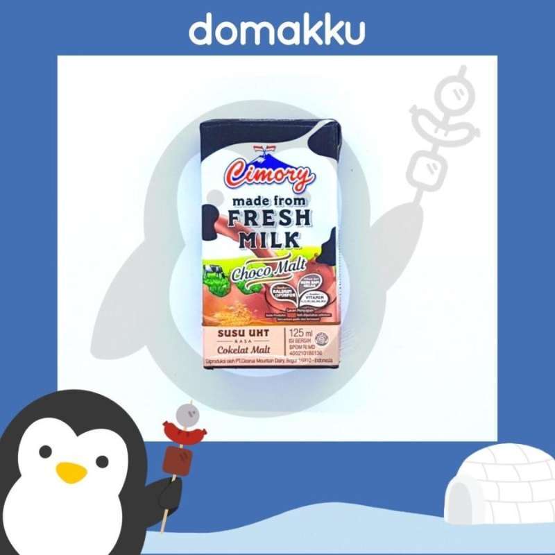 Promo Cimory Susu UHT Coklat Malt (Choco Malt Milk) 125ml, Halal Diskon ...