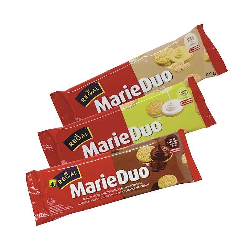 Promo Regal - Biskuit Marie Duo - 20gr Sachet - Milky Chocolate Diskon ...