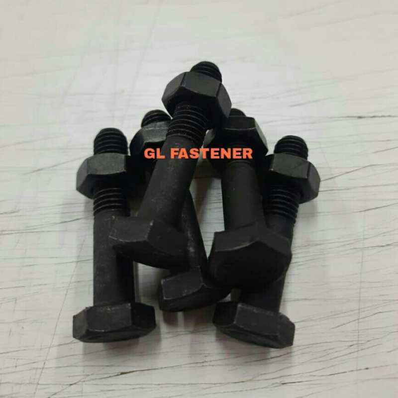 Promo Baut Mur Baja 8.8 M20 X 65 Htb Grade 8.8 Kunci 30 Half Drat P2.5 Ht Diskon 3% Di Seller Gl ...