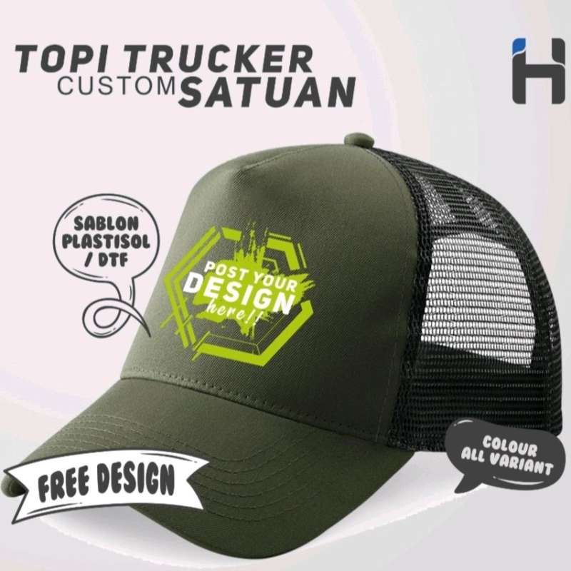 Jual Topi Custom Sablon Plastisol Model Terbaru - Harga Promo Januari ...