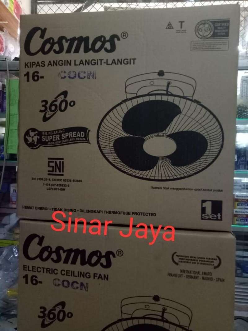 Promo Kipas Angin Plafon / Orbit Fan Cosmos 16 COCN 16 inch Diskon 3% ...