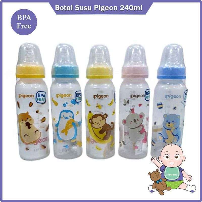 Jual Botol Susu Bayi Pigeon 240Ml Standard Peristaltic Nipple (Seri ...