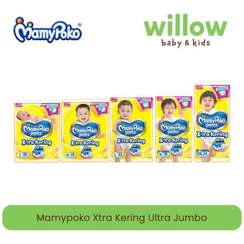 Jual Mamypoko Pants Standart X-tra Kering (ultra Jumbo) - Popok Bayi ...