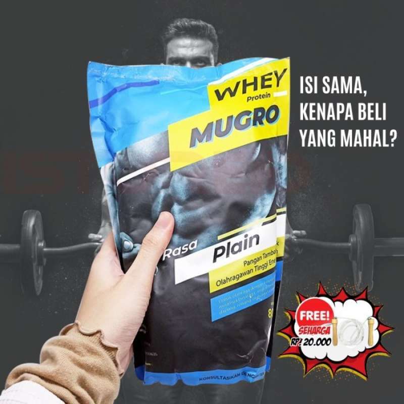 Promo Mugro Suplemen Whey Protein Concentrate Susu Milk Powder 800G ...