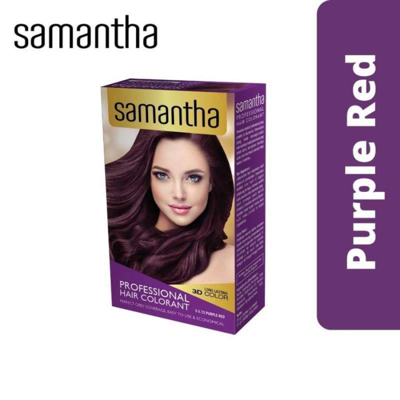 Jual Samantha Professional Hair Colorant Purple Red 25g di Seller Toko ...