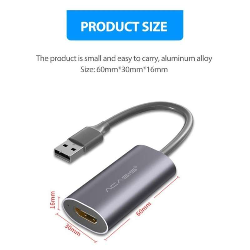 Jual Acacis Hdmi Video Capture 1080P Support Vmix,Zoom,Wirecast,Skype ...