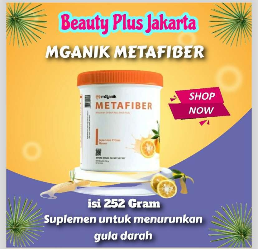 Jual Mganik Metafiber | Metafiber serat Fiber untuk Diabetesi isi 252 ...