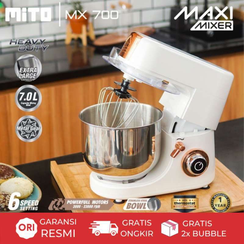 Jual MITO Mixer MX 700 MX700 Stand Maxi Mixer 7 Liter Garansi Resmi di Seller Rafifa Athifa ...