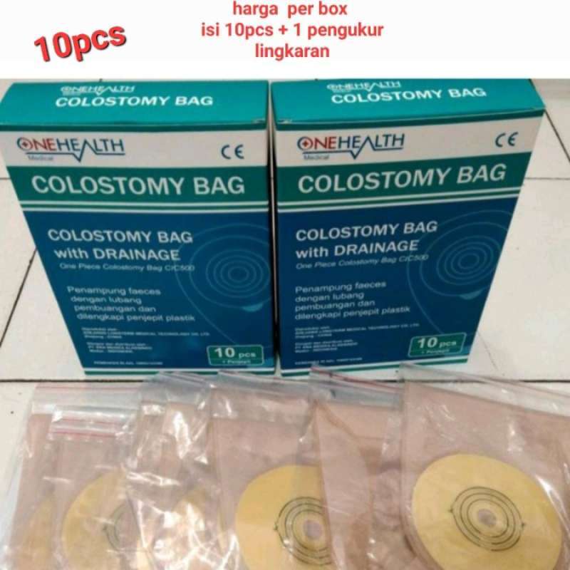 Promo Colostomy Bag / Kantong Kolostomi Onehealth - 1Box Isi 10Pcs ...