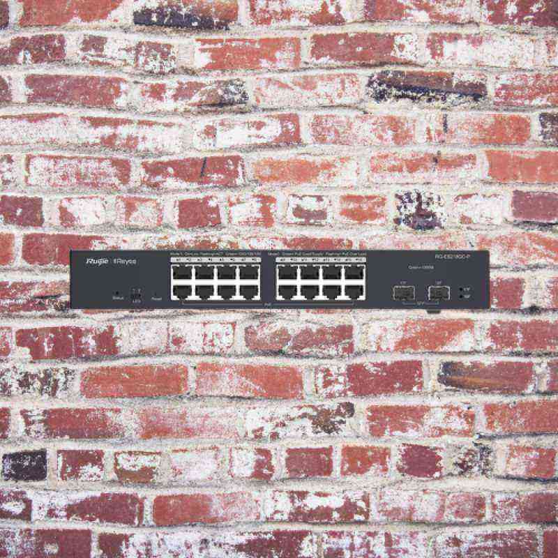 Jual Ruijie RG-ES218GC-P , 16 Port Gigabit + 2 SFP Smart POE+ Switch ...